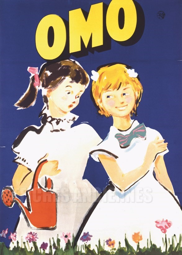 Omo - VINTAGE POSTER BANK - thème Hygiène, beauté, thermalisme ...